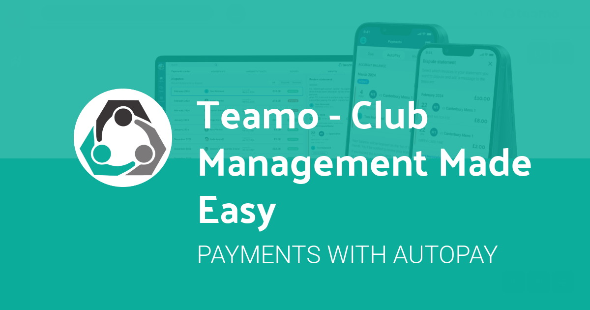 Payments with AutoPay | Teamo - Club Management Made Easy