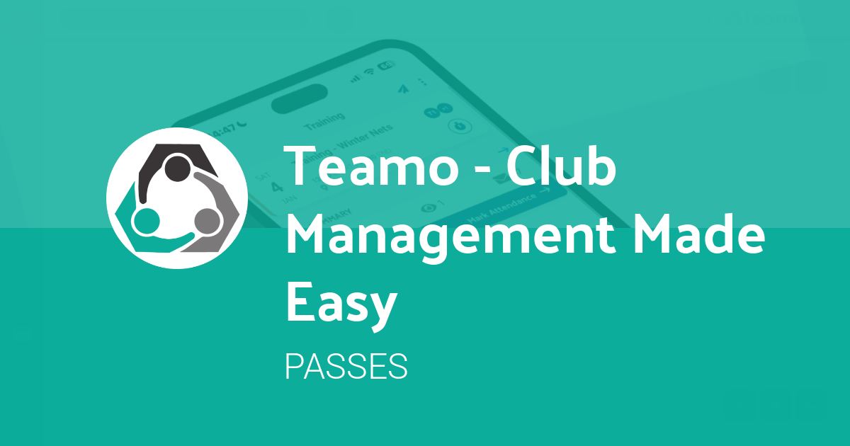 Passes | Teamo - Club Management Made Easy